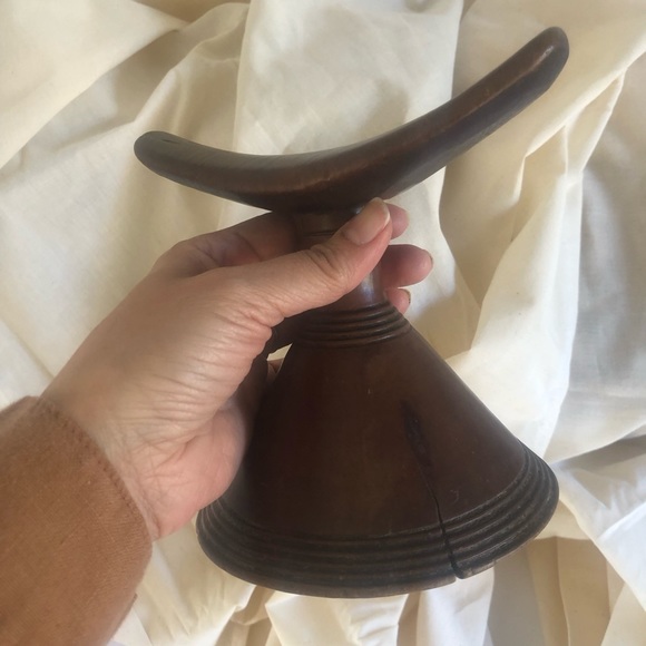 Vintage | Accents | Antique Japanese Takamakura Headrest Handcarved ...